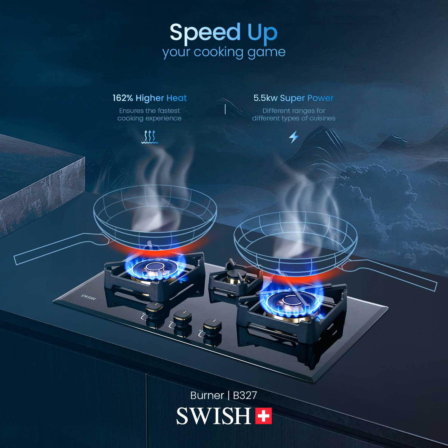 B327 SWISH Kitchen Burner | SWISH