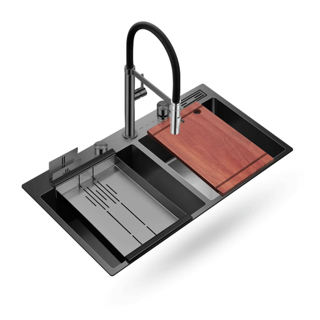 Siperio - M1836DB SWISH Multifunctional Sink Moonlight Black | SWISH